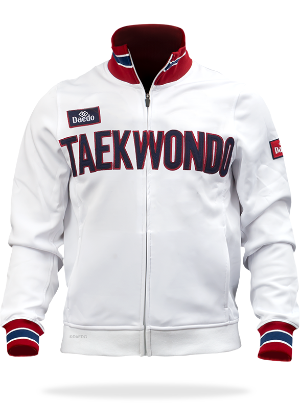 SLIM JACKET "TAEKWONDO" WHITE – Daedo