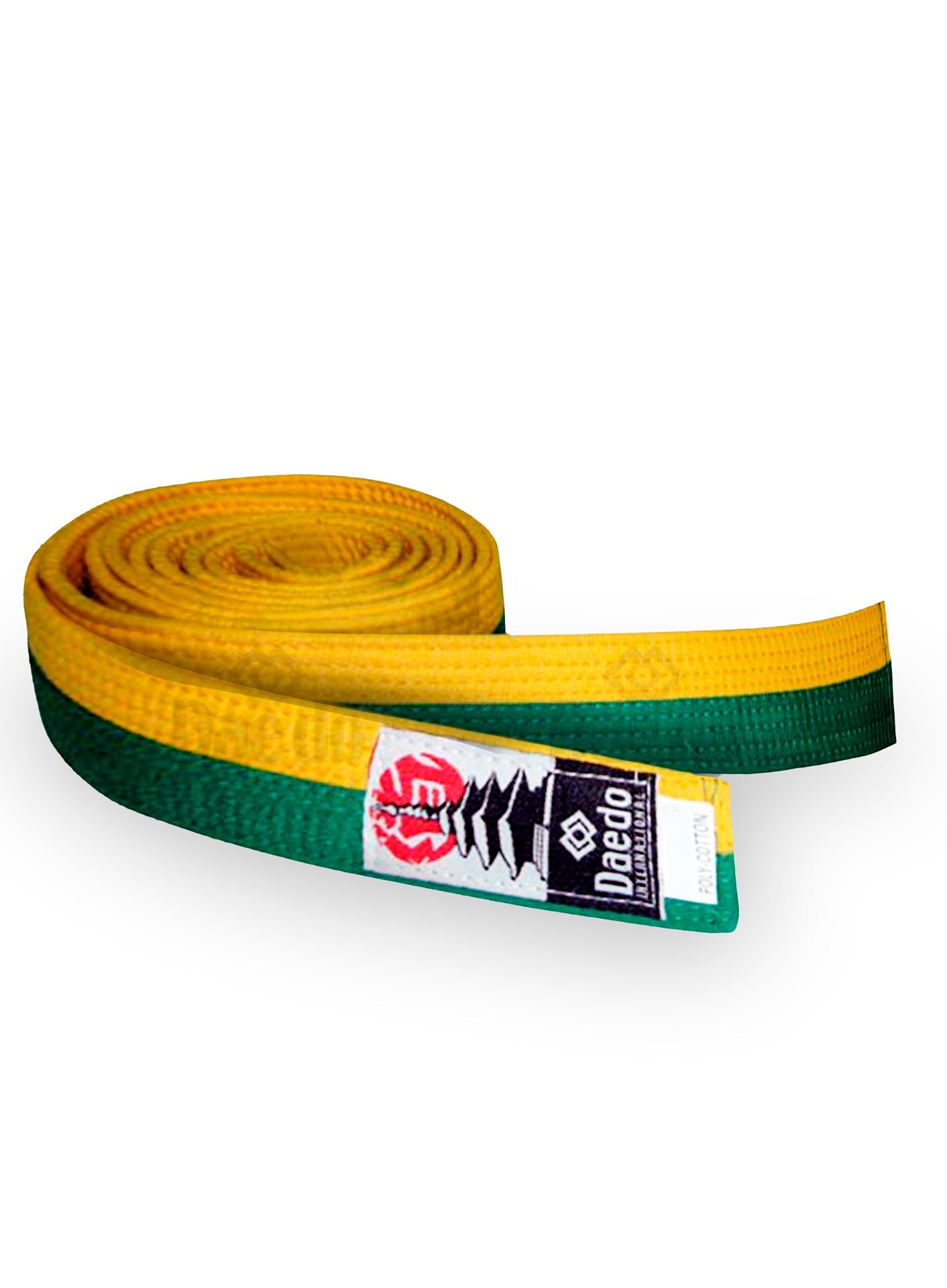 260CM BELT- YELLOW/GREEN KYOKUSHINKAI – Daedo