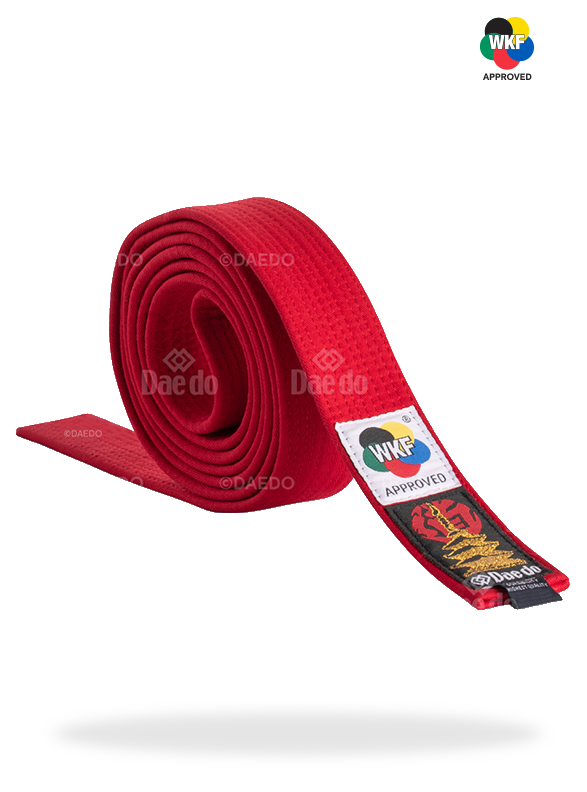 KIDS BELT RED WKF HIGH QUALITY 260CM – Daedo