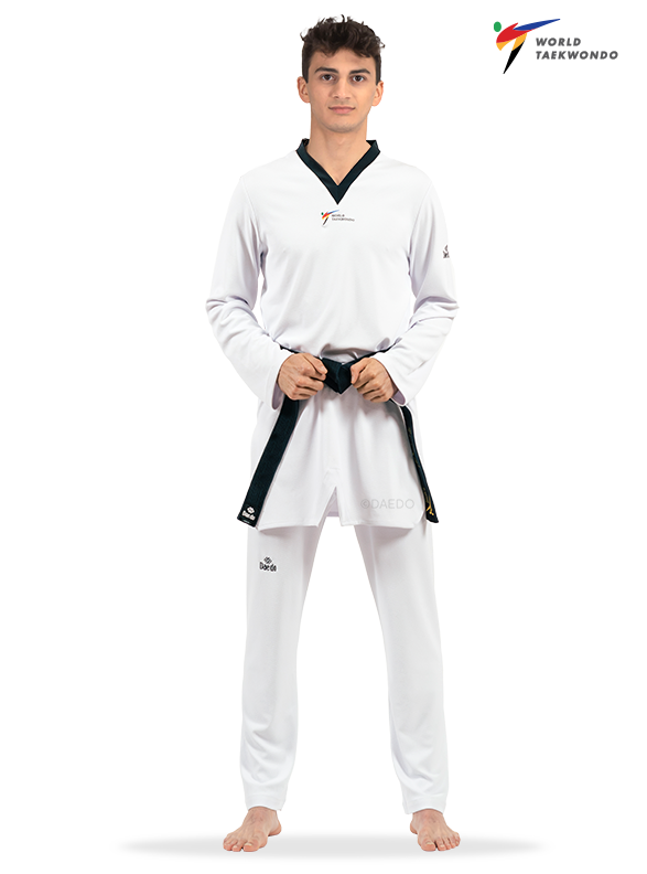 WT "DRY-TECH" COMPETITION UNIFORM BLACK COLLAR – Daedo